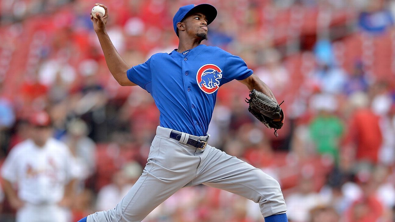 Chicago Cubs rookie Carl Edwards' debut a success - ESPN - Chicago Cubs ...