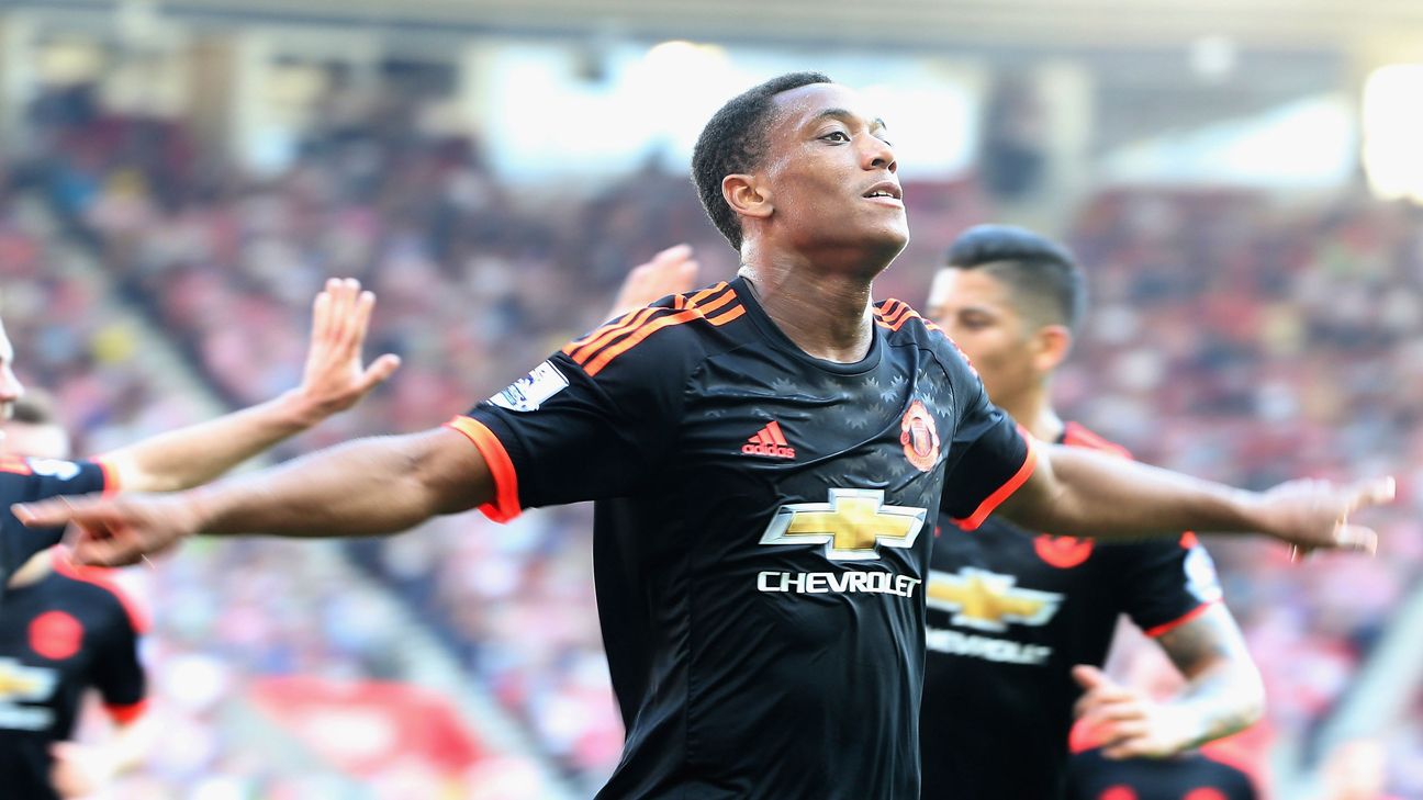 Anthony Martial plays down Thierry Henry comparisons - ESPN