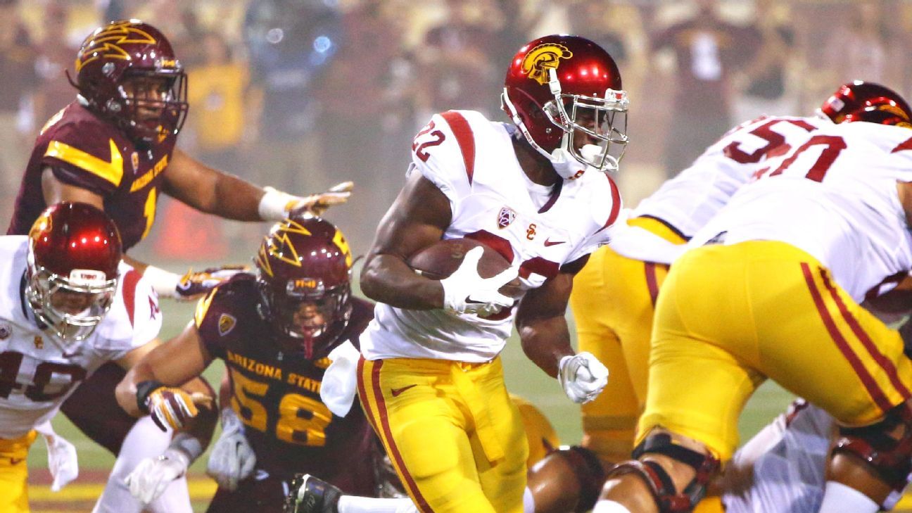 USC Trjoans backfield enjoying strength in numbers - ESPN - College ...