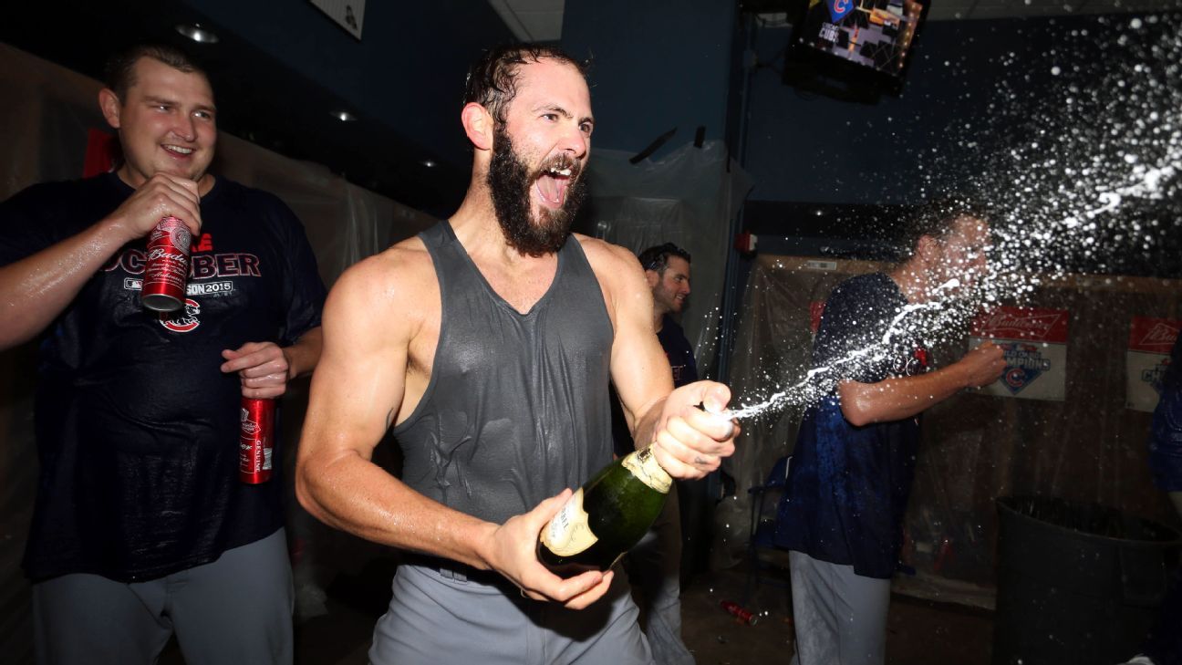 An inside look at the Chicago Cubs' crazy wild-card celebration - ESPN ...