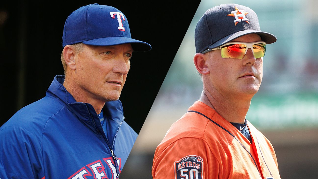 Astros-Rangers rivalry growing with each intense series - MLB - ESPN
