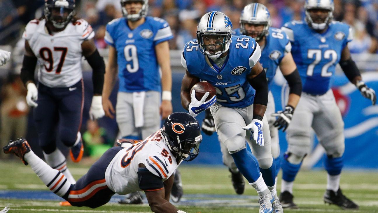 Theo Riddick valuable option in fantasy, reality for Detroit Lions ...