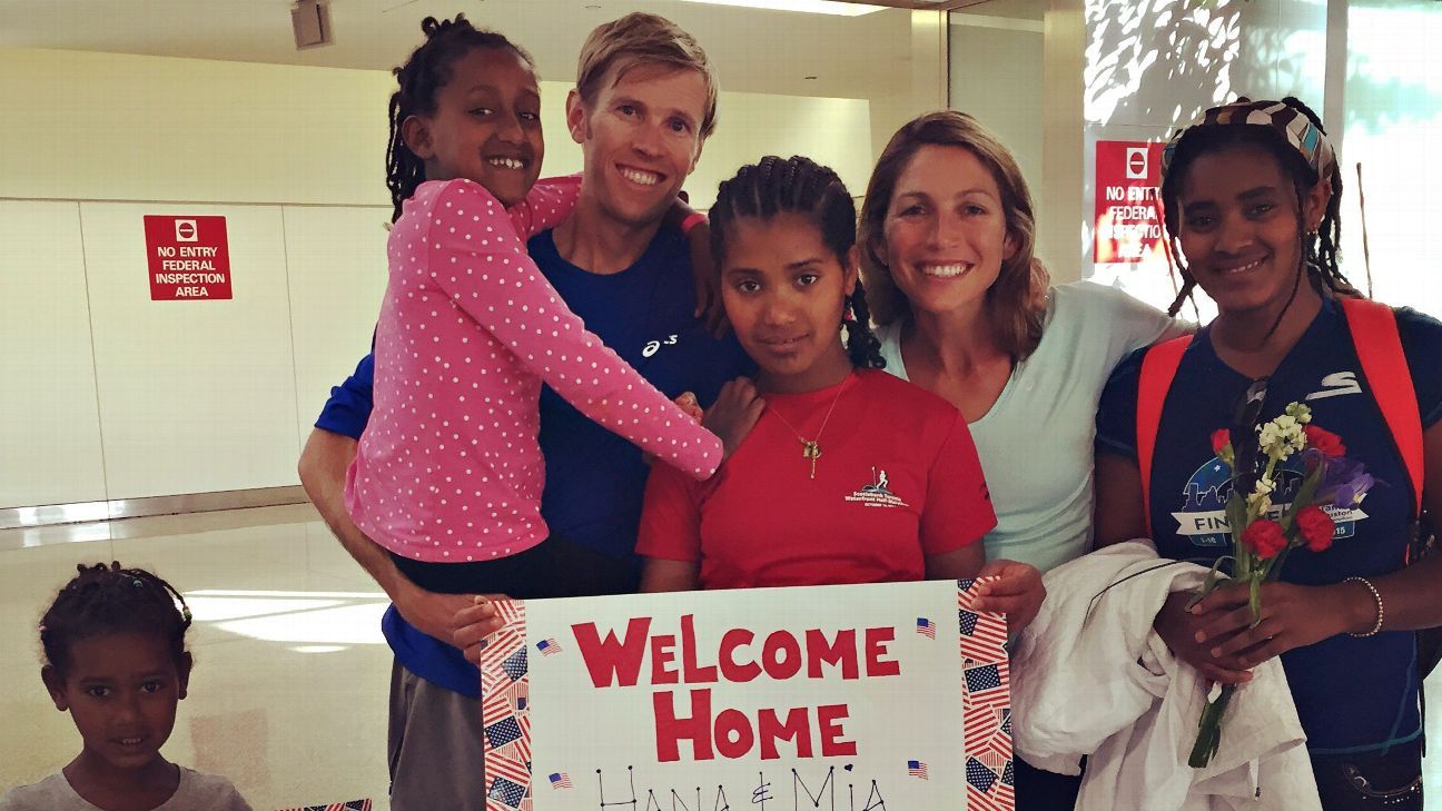 Pro Runners Sara and Ryan Hall Become New Parents (Four Times Over!) - ESPN