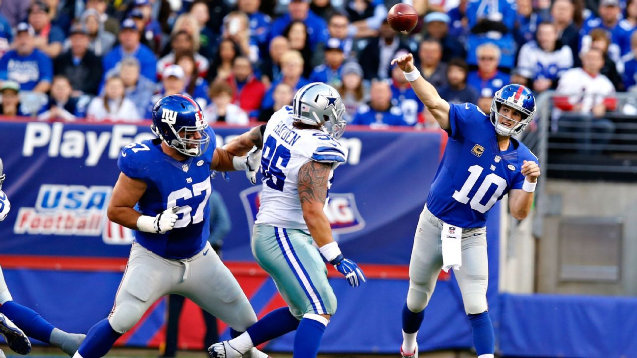 New York Giants face offensive line questions for Sunday's game - New ...