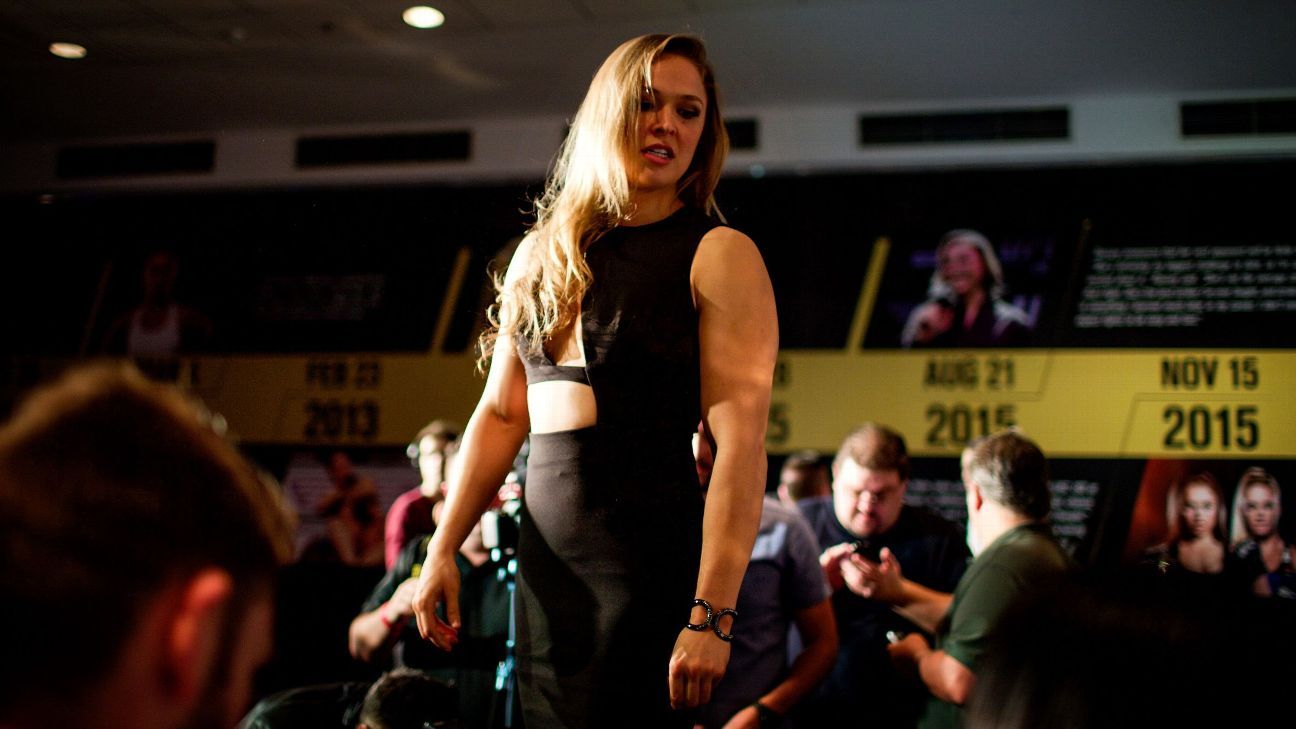 Ronda Rousey Poses In Paint For Sports Illustrated's Swimsuit Issue - ESPN