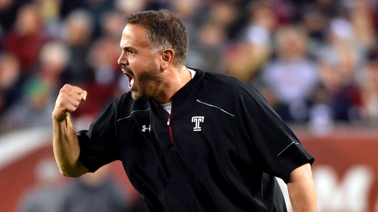 Coach Matt Rhule agrees to new six-year deal with Temple Owls