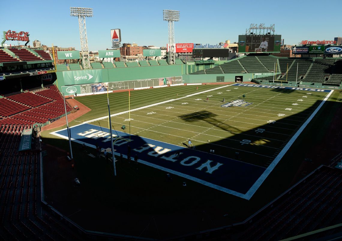 Fenway Park ready for football | TigerDroppings.com