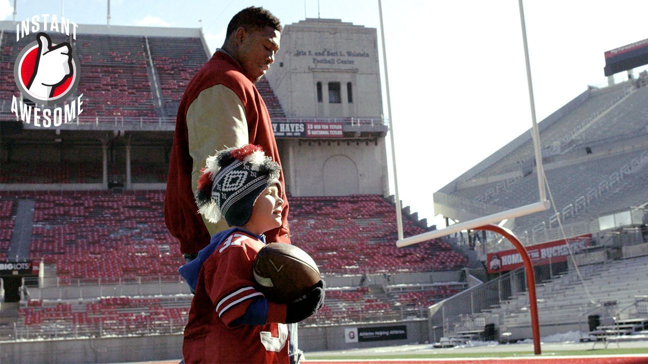 Ohio State fan inspiring Buckeyes - ESPN