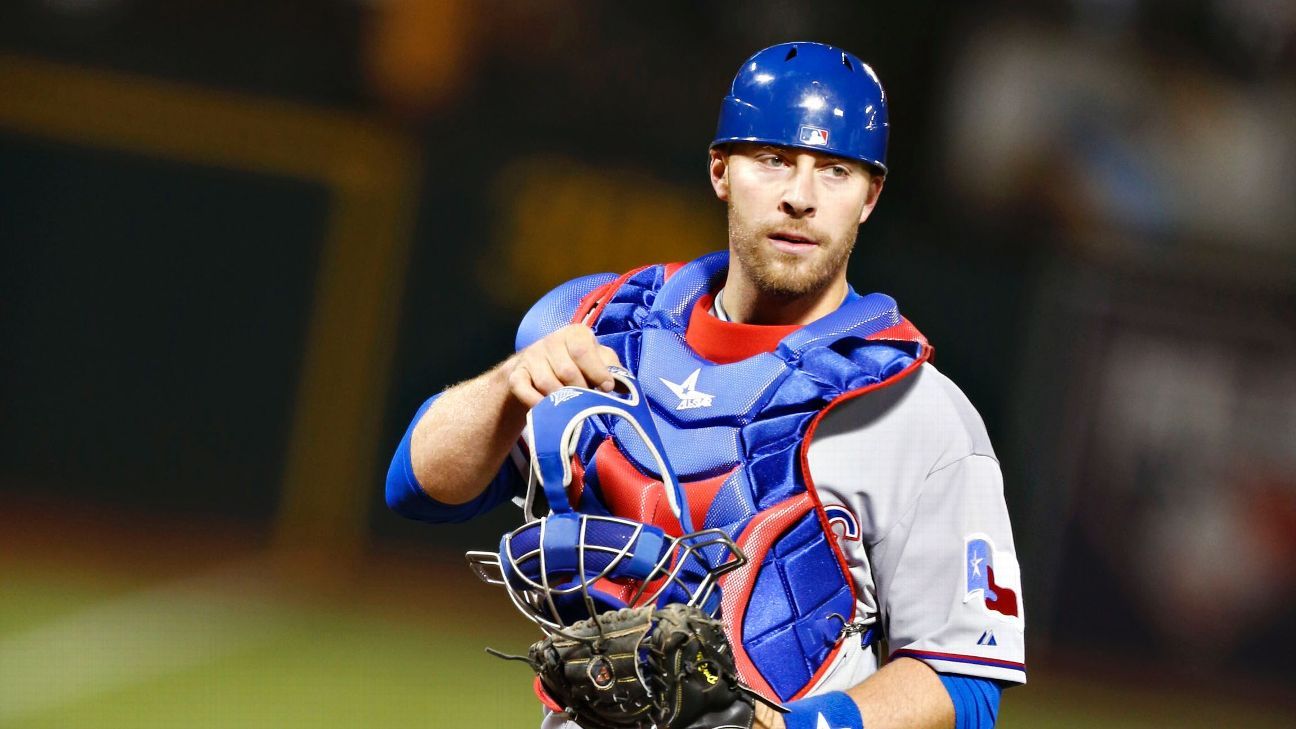 Chris Gimenez, Texas Rangers agree to 1-year, $975,000 contract - ESPN