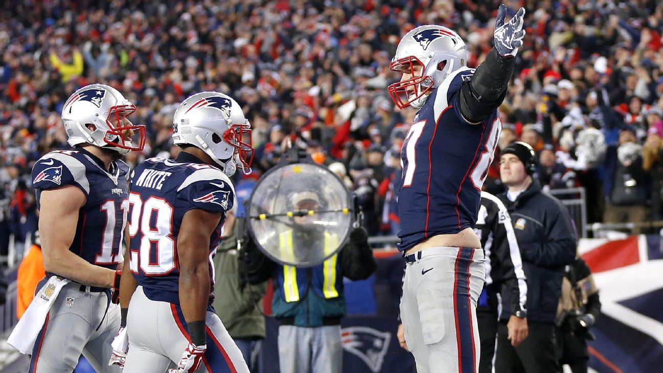 TE Rob Gronkowski sets playoff record with 8th TD reception - ESPN