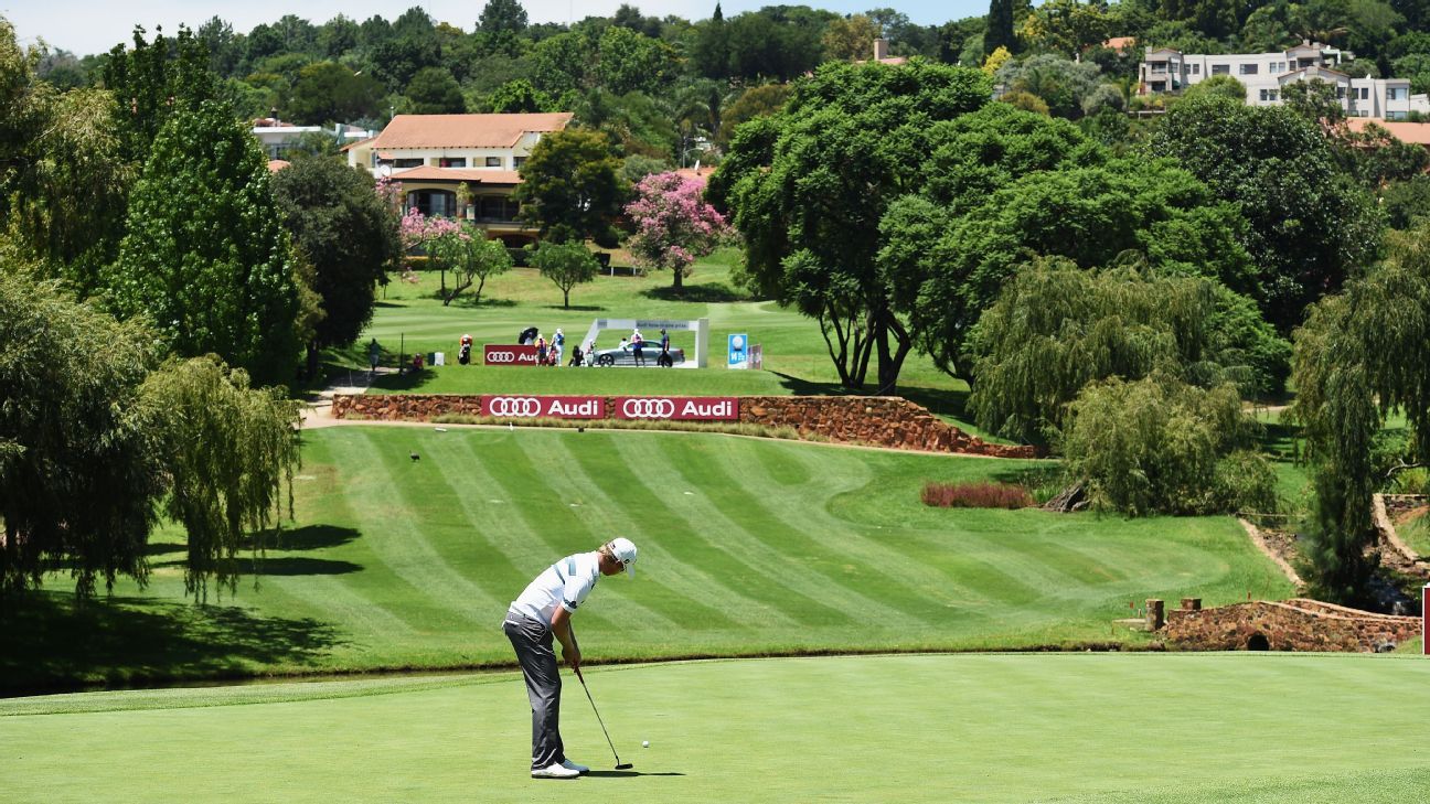 'Jammy' Justin Harding leads Tshwane Open by one shot - ESPN