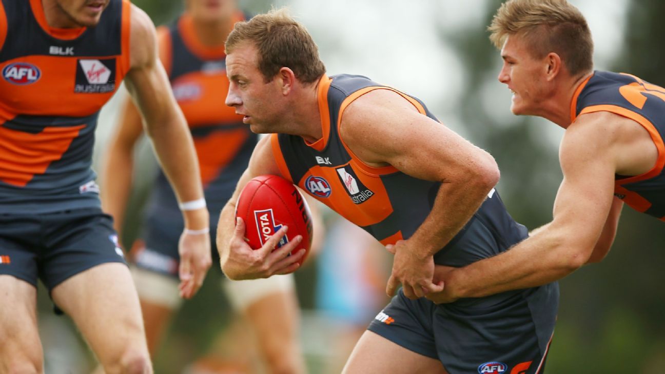 Johnson to have first run for AFL Giants - ESPN