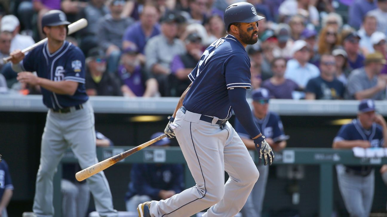 Padres end MLB-record shutout streak at 30 innings - ESPN