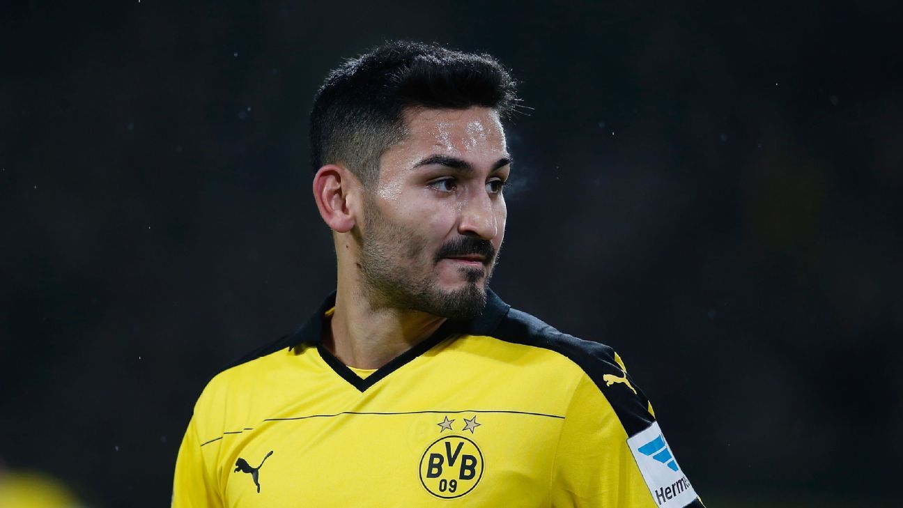 Ilkay Gundogan signs for Manchester City from Borussia Dortmund - ESPN