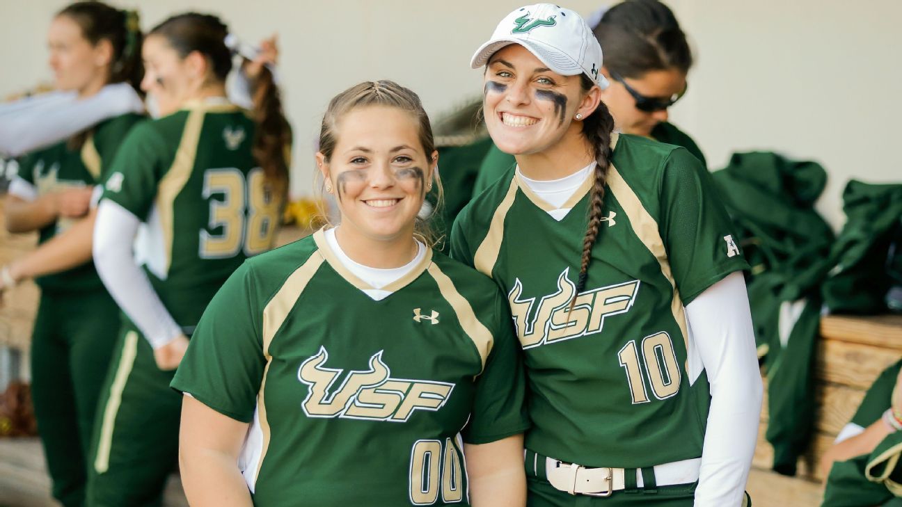 USF, softball teams around the country are #MereBearStrong - ESPN