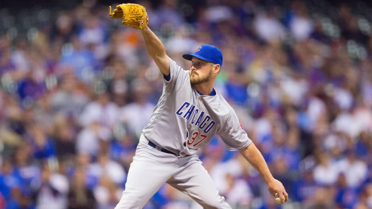 Travis Wood, Cubs come through with wild win over Brewers - ESPN ...