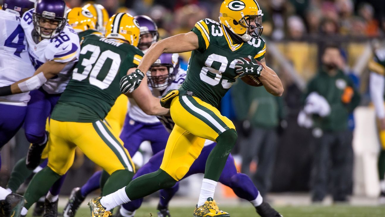 Seven could be the magic number for Packers' receivers as OTAs open ...