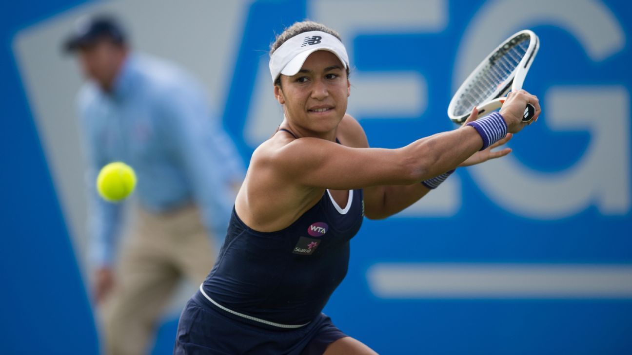 Heather Watson blames Roland Garros injury for Nottingham exit - ESPN