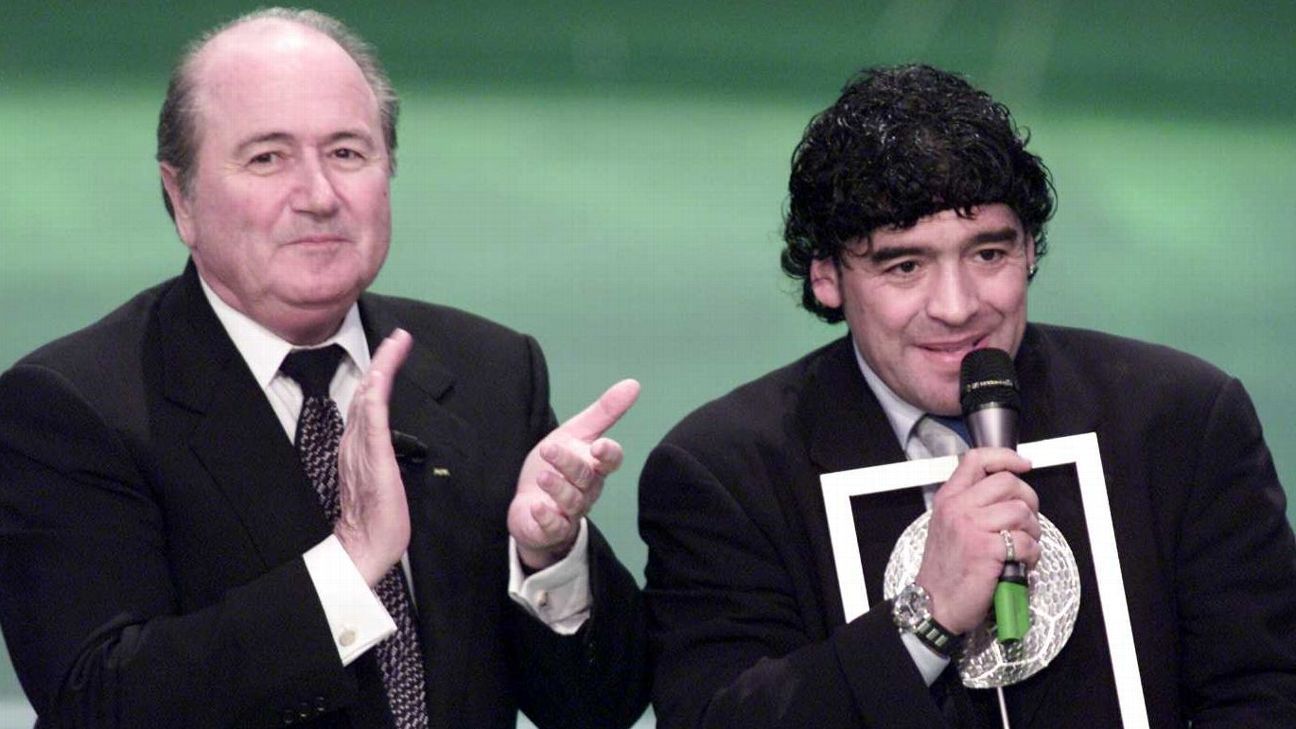Sepp Blatter denies offering money to Diego Maradona for FIFA work - ESPN