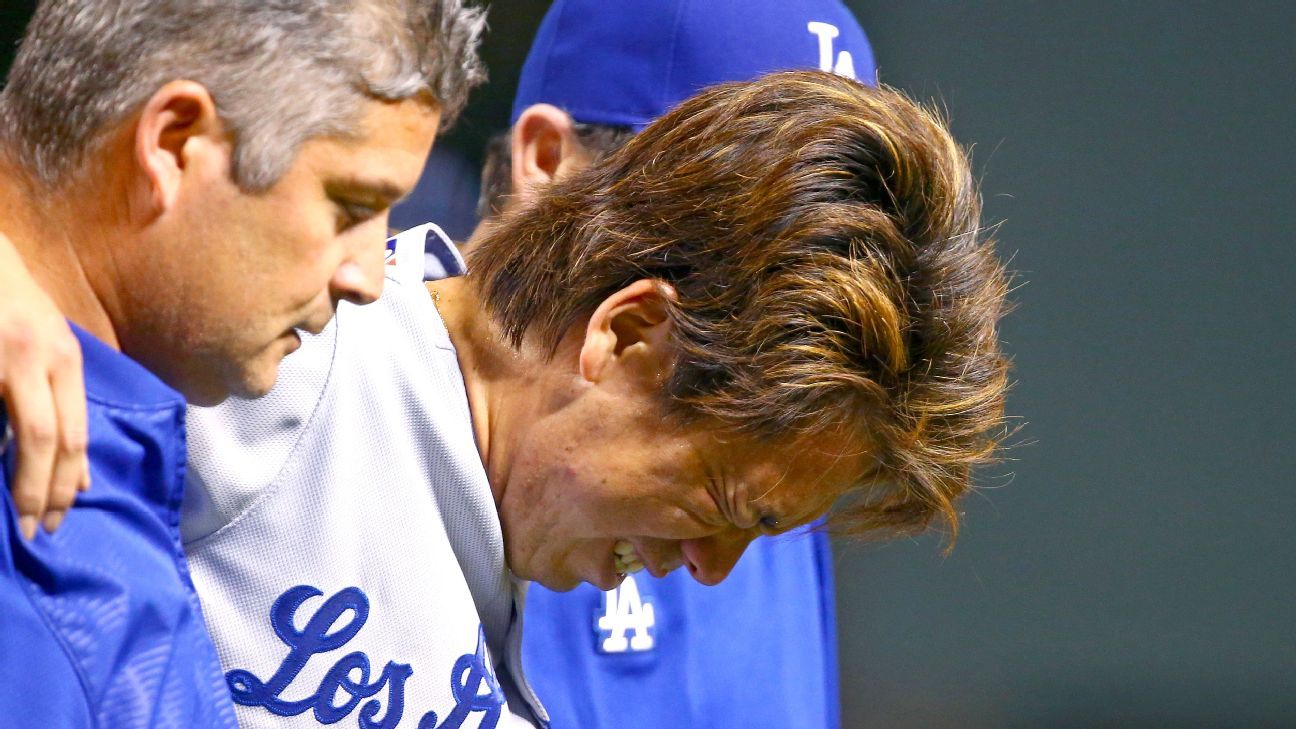 Dodgers escape new pitching scare: 'I held my breath' - ESPN - Los ...