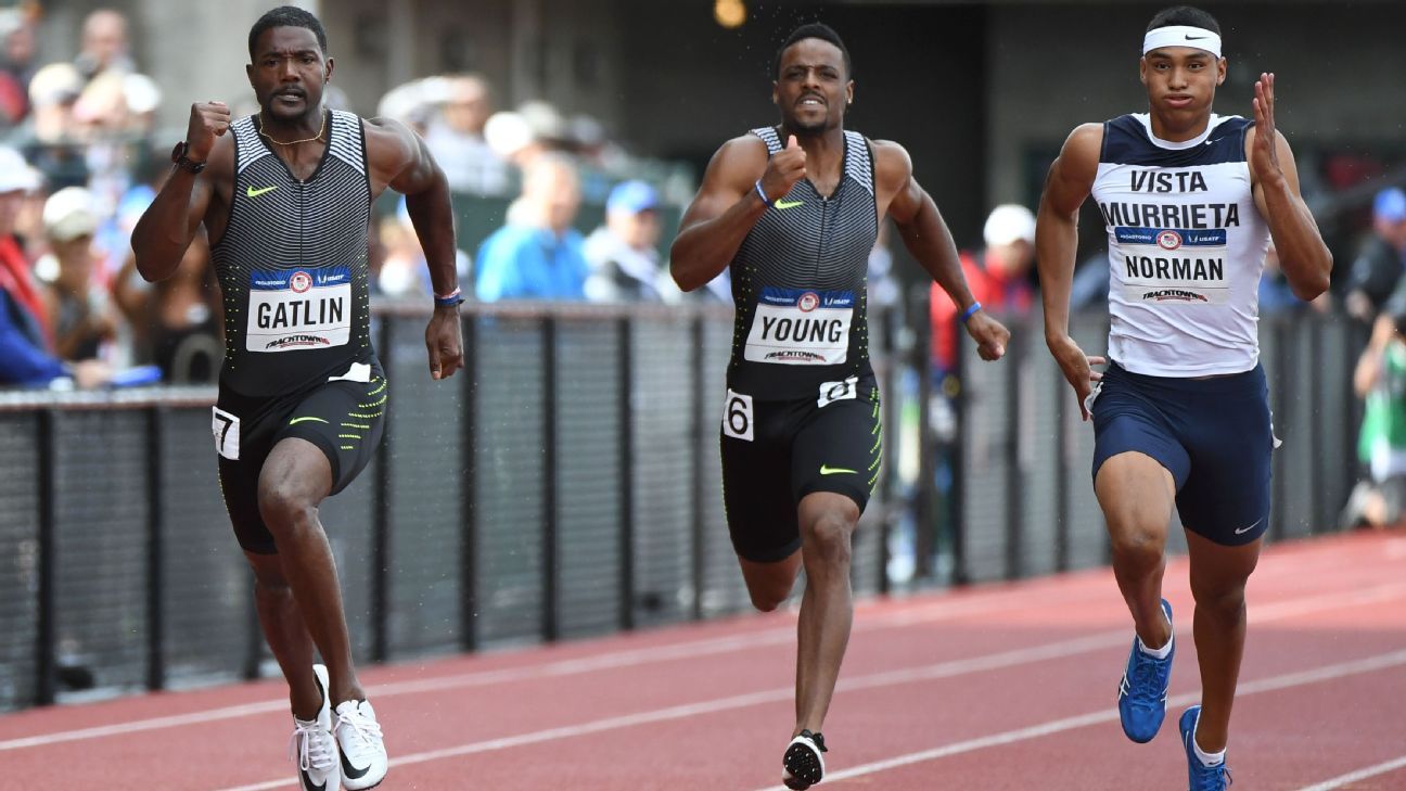 Olympic track trials 2016 - Michael Norman, Noah Lyles and Candace Hill ...