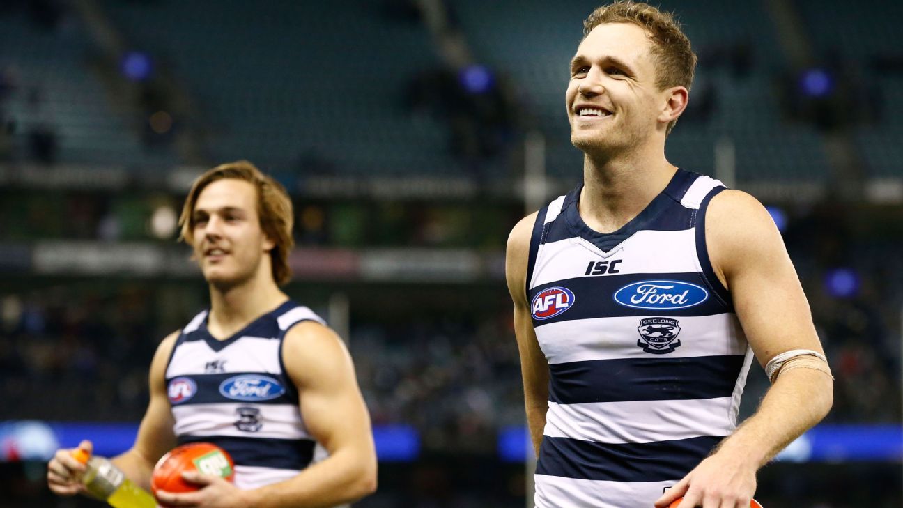 Cats' Gregson to miss rest of AFL season - ESPN