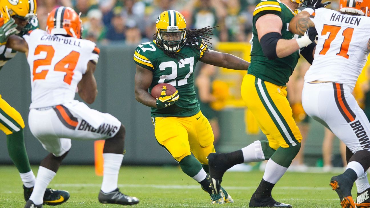 Smaller Eddie Lacy makes big appearance for Green Bay Packers - ESPN ...