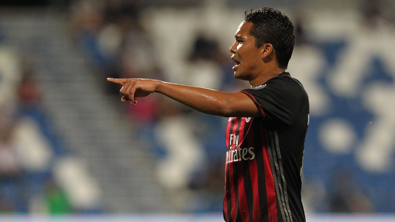 Carlos Bacca to stay at AC Milan and targets European qualification - ESPN