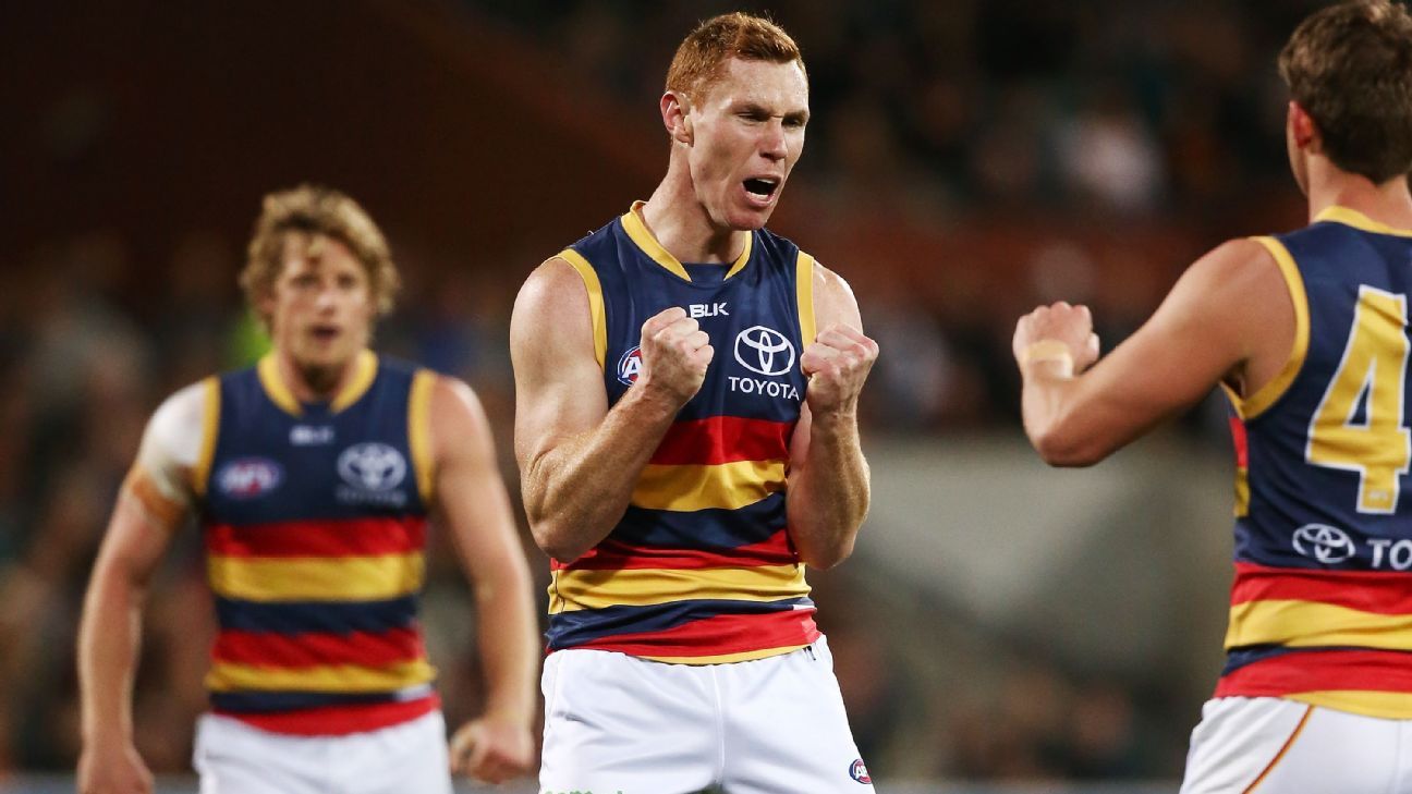 Adelaide Crows beat Port Adelaide Power in tight AFL Showdown - ESPN