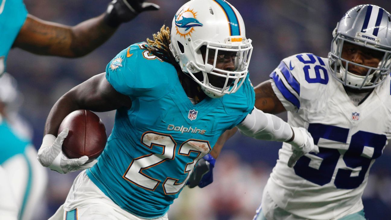 Dolphins' 53-man roster projection includes four running backs - ESPN ...