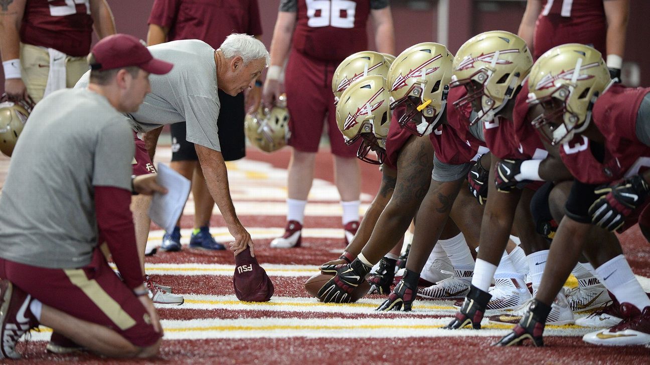 Florida State Seminoles line coach Rick Trickett has biggest presence ...