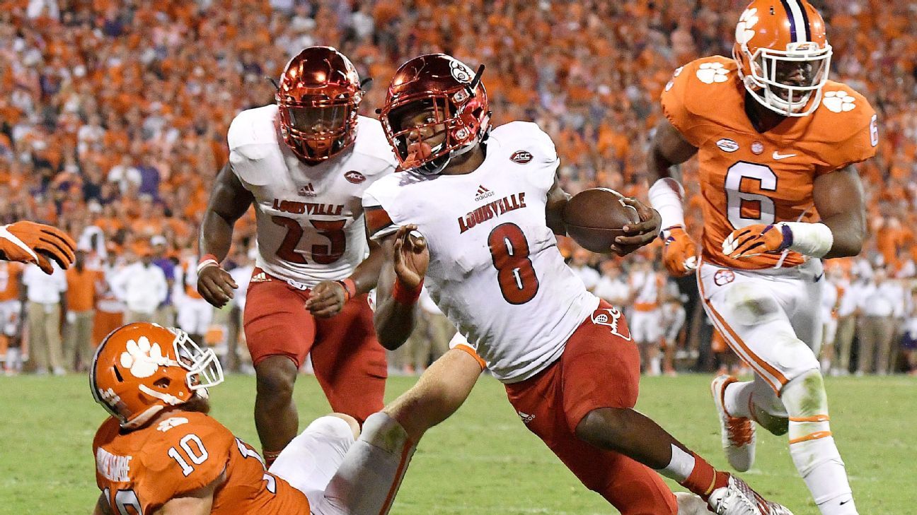 Who wore it better? Clemson Power Rangers vs. Louisville Power Rangers ...