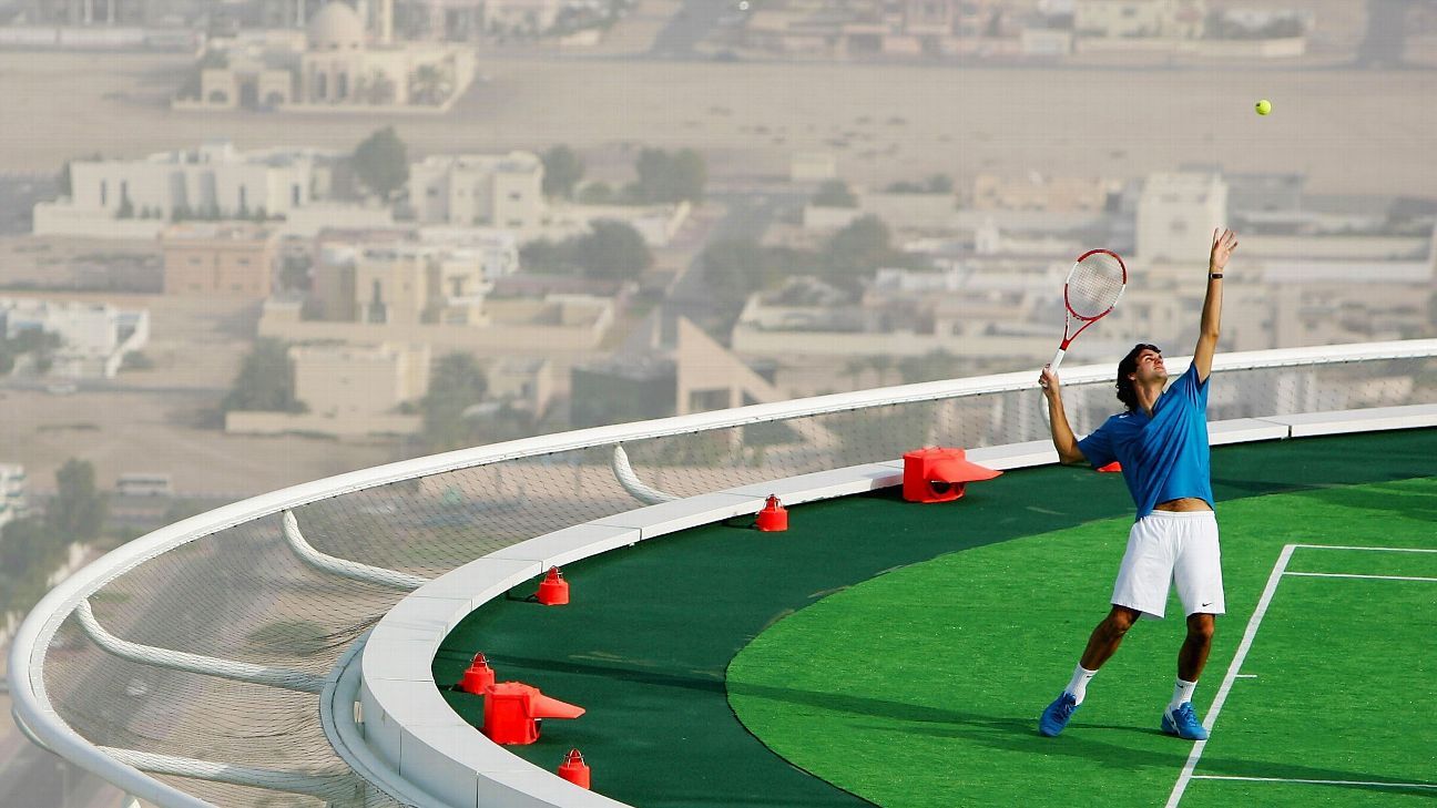 Unusual sporting venues - Cricket on ice, tennis on water and more - ESPN