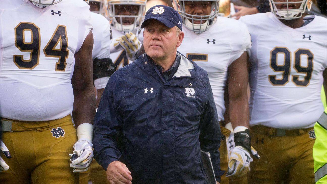 Notre Dame athletic director Jack Swarbrick says Brian Kelly won't be ...