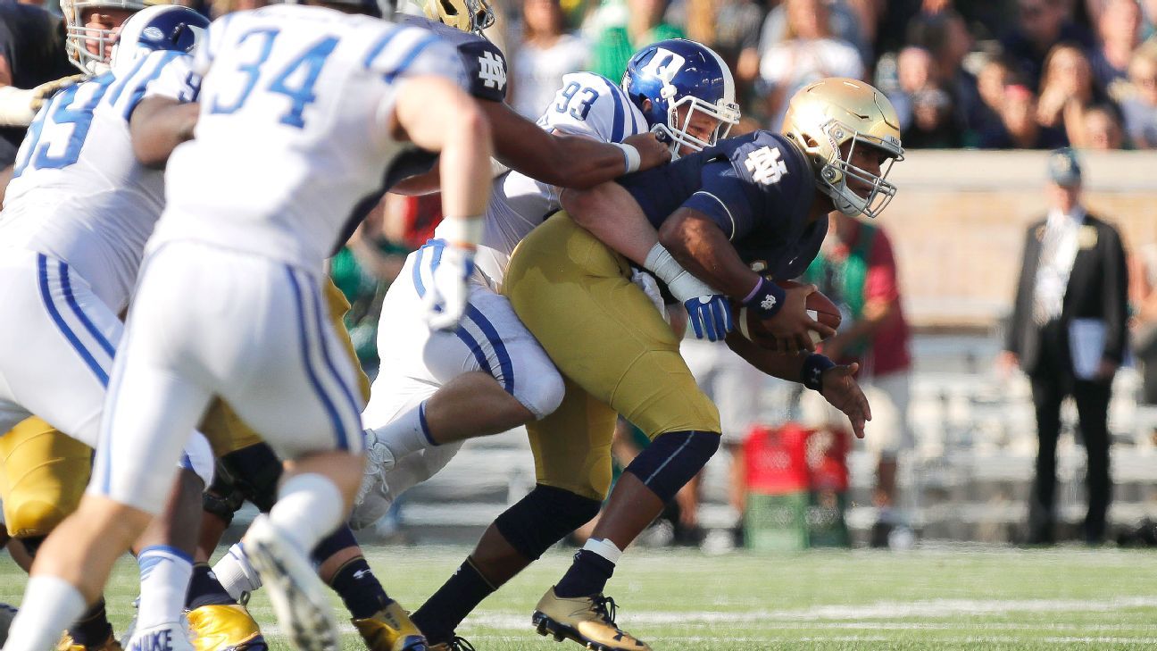 Ben Albert has Duke's defensive line getting after opposing QBs - ACC ...