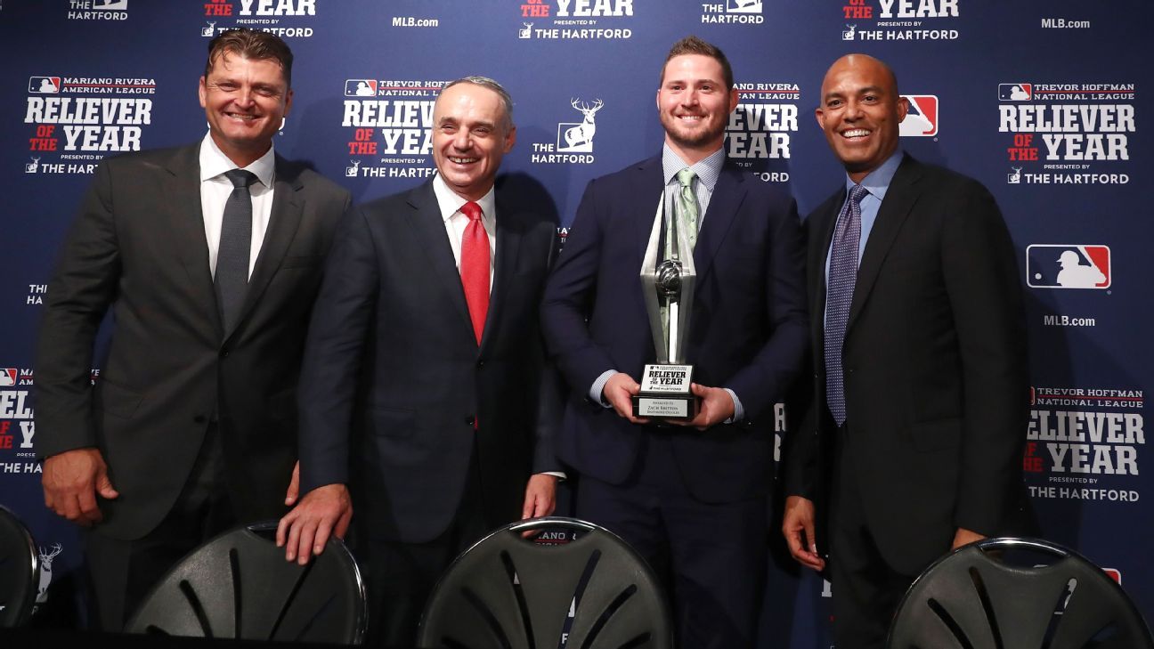 O's Zach Britton, Dodgers' Kenley Jansen earn relief pitcher awards - ESPN