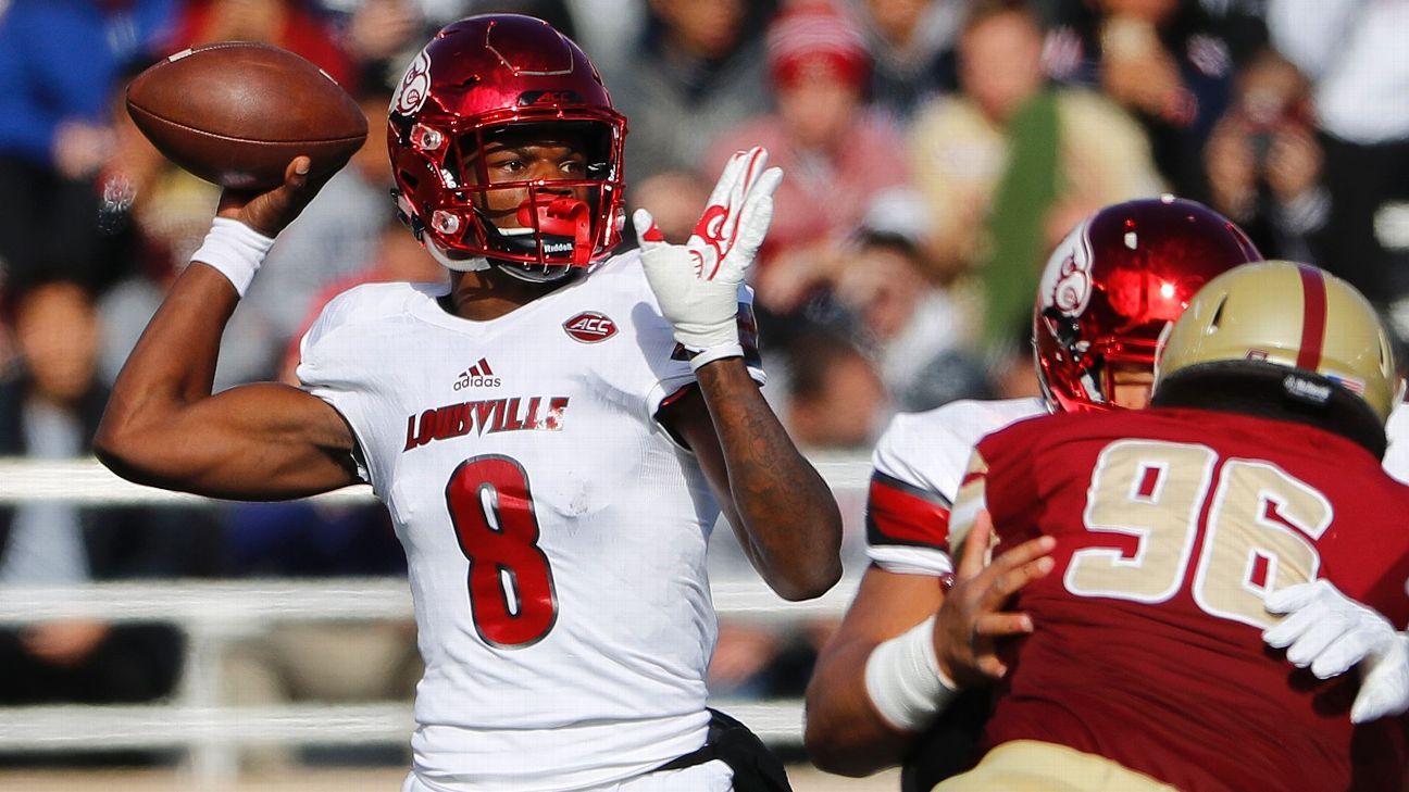 Louisville QB Lamar Jackson scores 7 TDs, bolsters Heisman campaign - ESPN