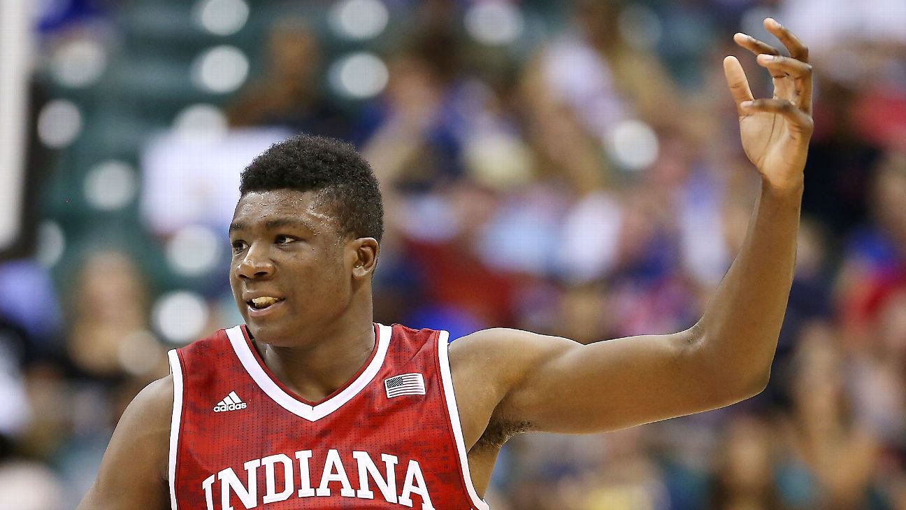 Thomas Bryant of Indiana Hoosiers declares for NBA draft, will not hire ...