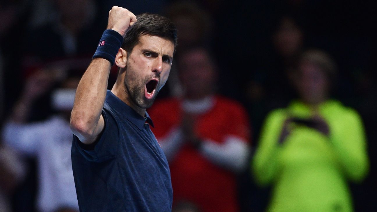 Novak Djokovic loses his cool after opening Tour Finals win in London ...