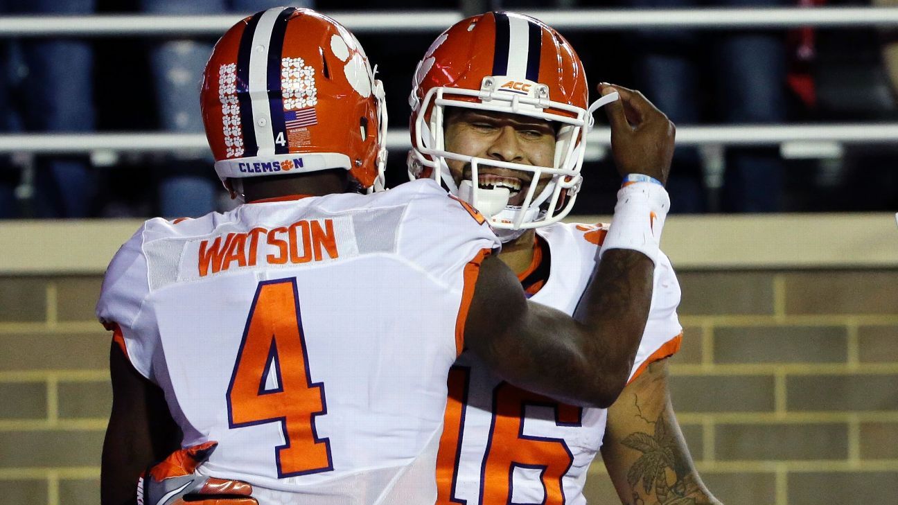 Clemson Tigers' Deshaun Watson, Jordan Leggett named finalists for CFB ...