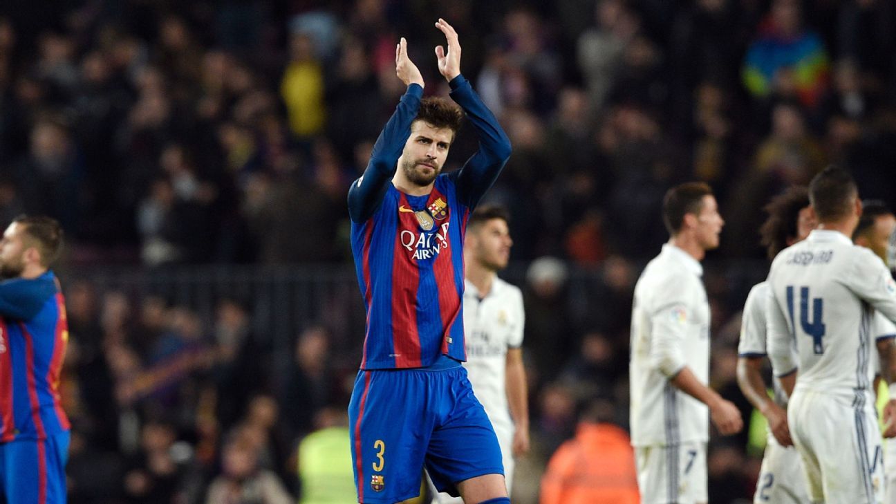 Gerard Pique showing no signs of slowing down at age 30 - ESPN
