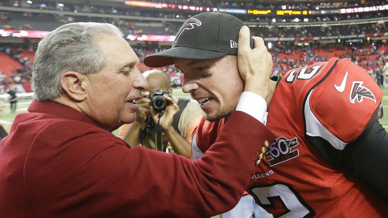 Falcons to enshrine Arthur Blank, Matt Ryan in Ring of Honor - ESPN