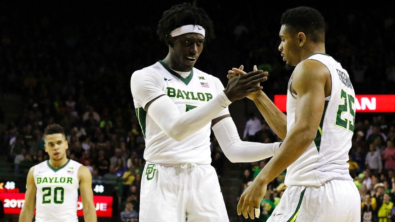 Baylor Bears Ranked No 1 In Ap Top 25 Poll For 1st Time Espn