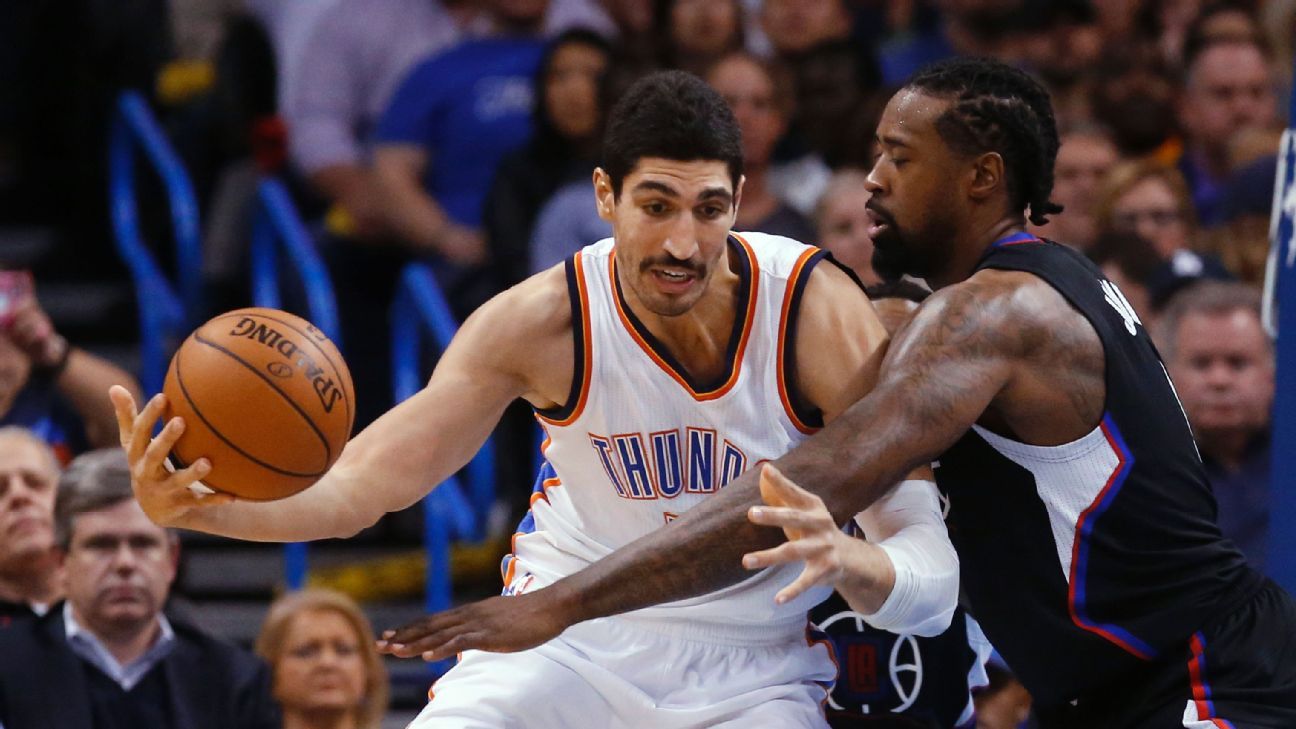 Enes Kanter apologizes to teammates for breaking forearm - ESPN