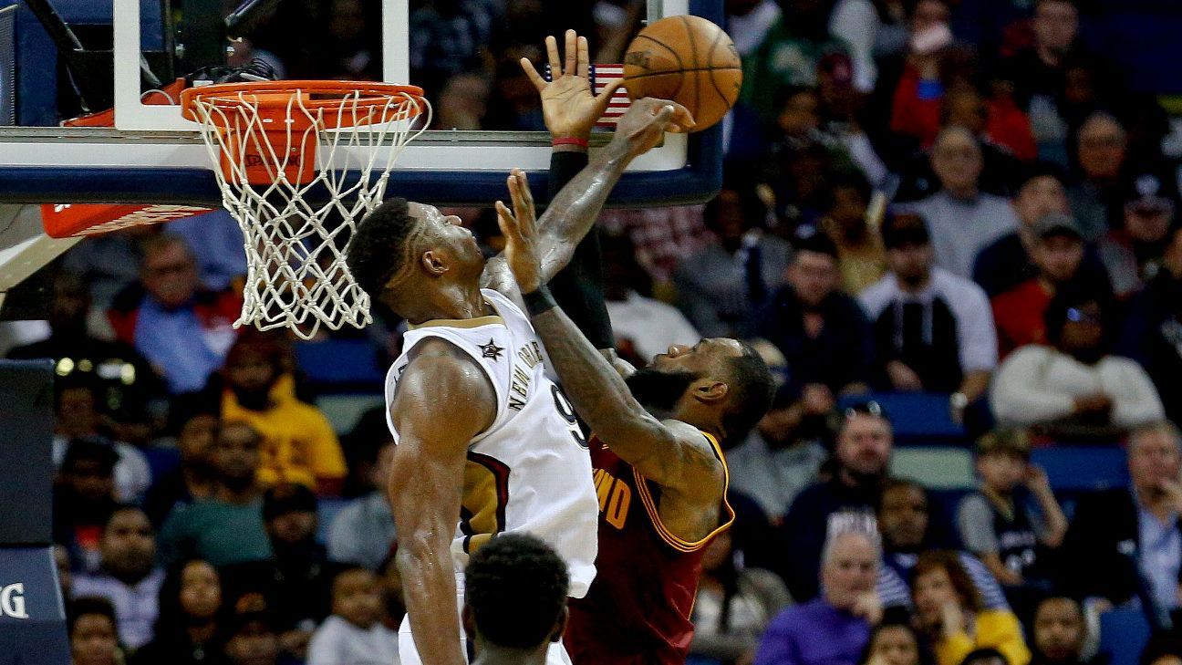 Anthony Davis Block Pelicans