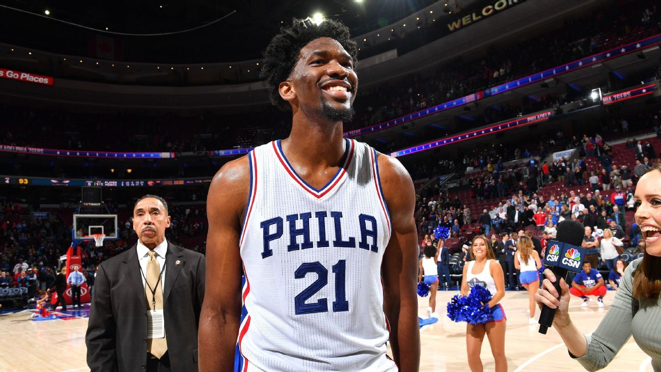 Joel Embiid of Philadelphia 76ers talks rookie of year campaign ...