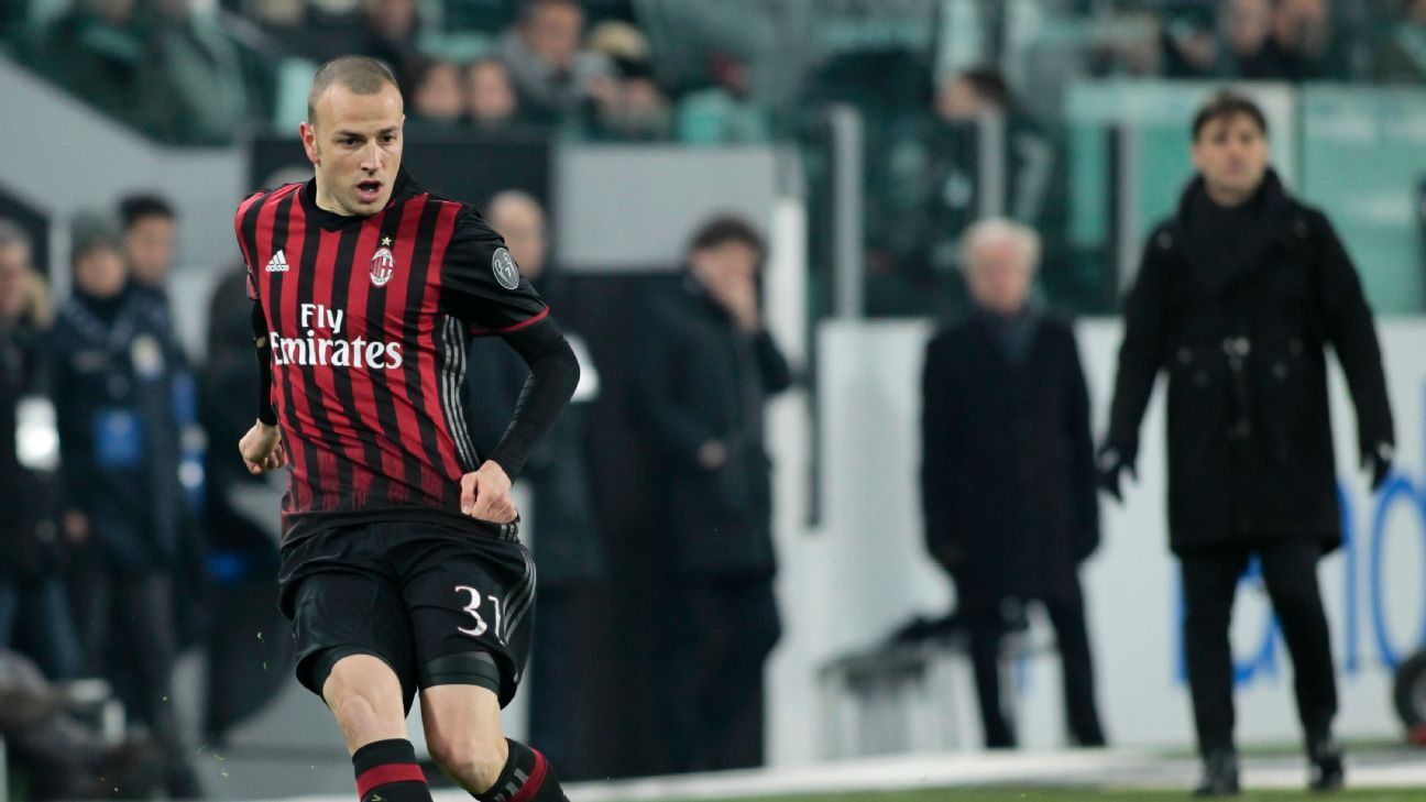 AC Milan's Luca Antonelli set for lay-off following training ground ...