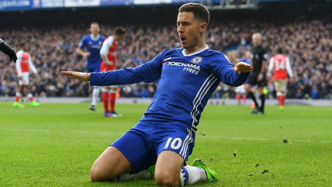 Eden Hazard: Chelsea must not replicate PSG's collapse at Barcelona - ESPN