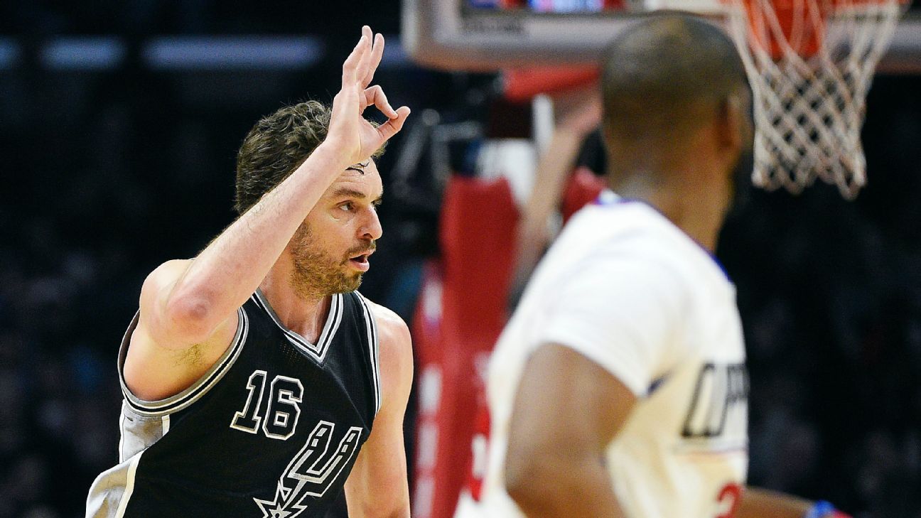 Pau Gasol unfazed coming off the bench for San Antonio Spurs - ESPN ...