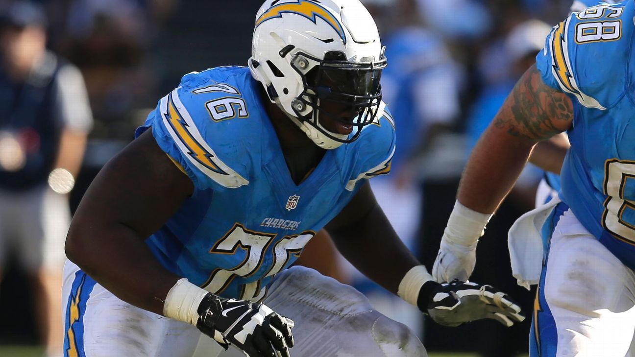 Release of D.J. Fluker signals O-line revamp for Los Angles Chargers ...